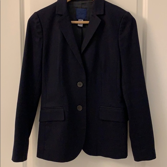 J. Crew | Jackets & Coats | J Crew Classic Suiting Navy Suit Jacket ...